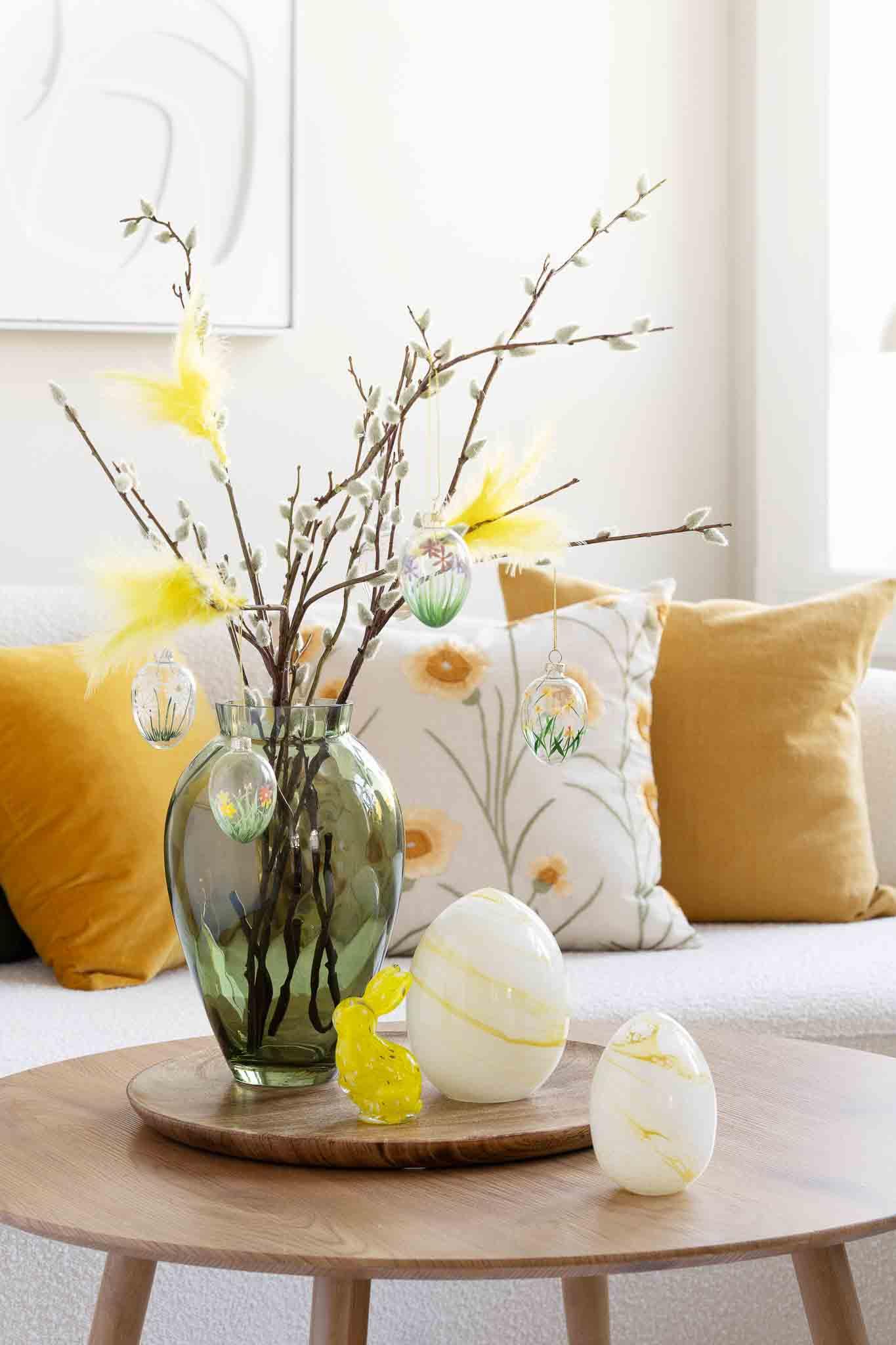 Klassisk gul påskepynt | kremmerhuset.no