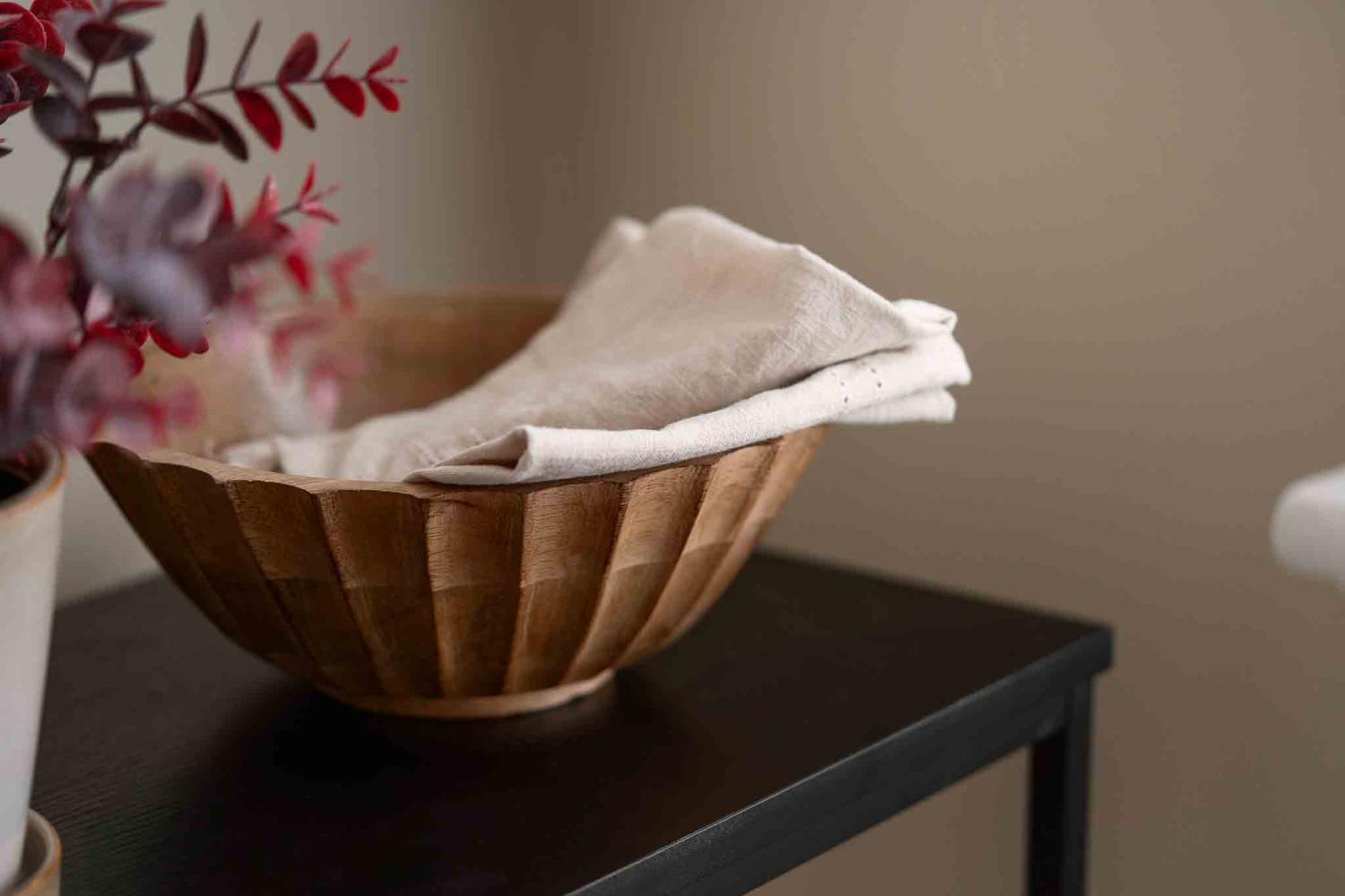 Dekorbolle Piper mangotre 25cm | Kremmerhuset