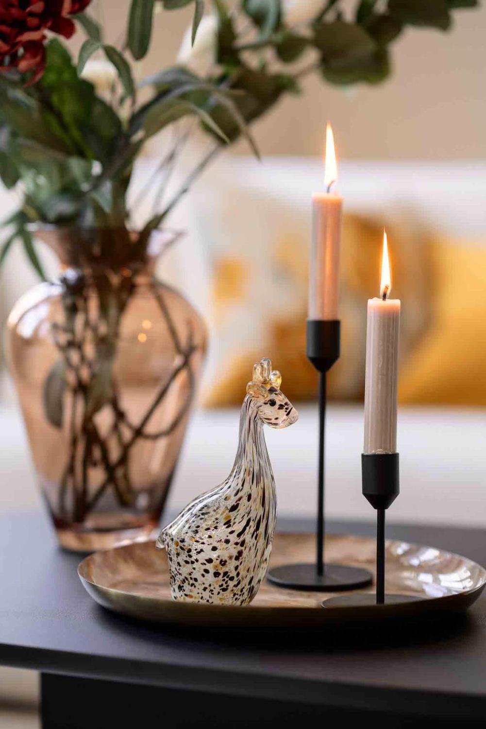 Lysestake Prato 10,5cm Sort | Kremmerhuset