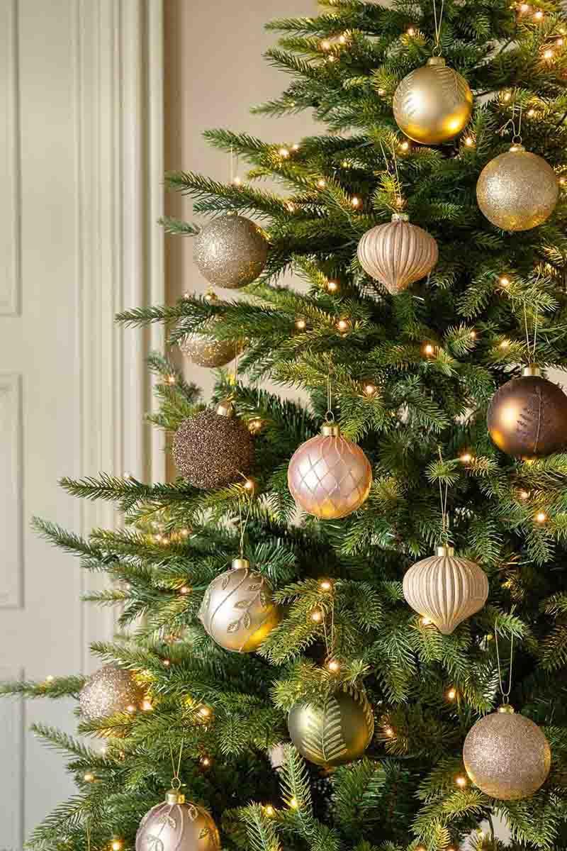 Julekule sparkle rosa | Kremmerhuset