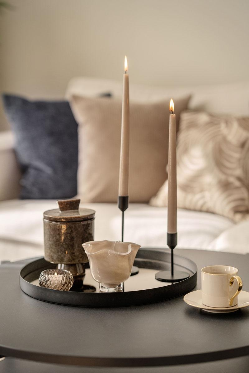 Lysfat Speil lys brun 40 cm | Kremmerhuset