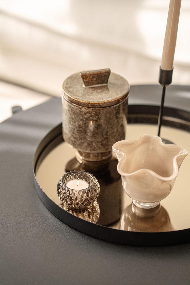 Lysfat Speil lys brun 30 cm | Kremmerhuset