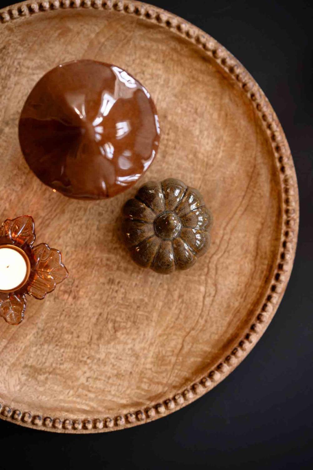 Lysfat Pearl mangotre 40cm | Kremmerhuset