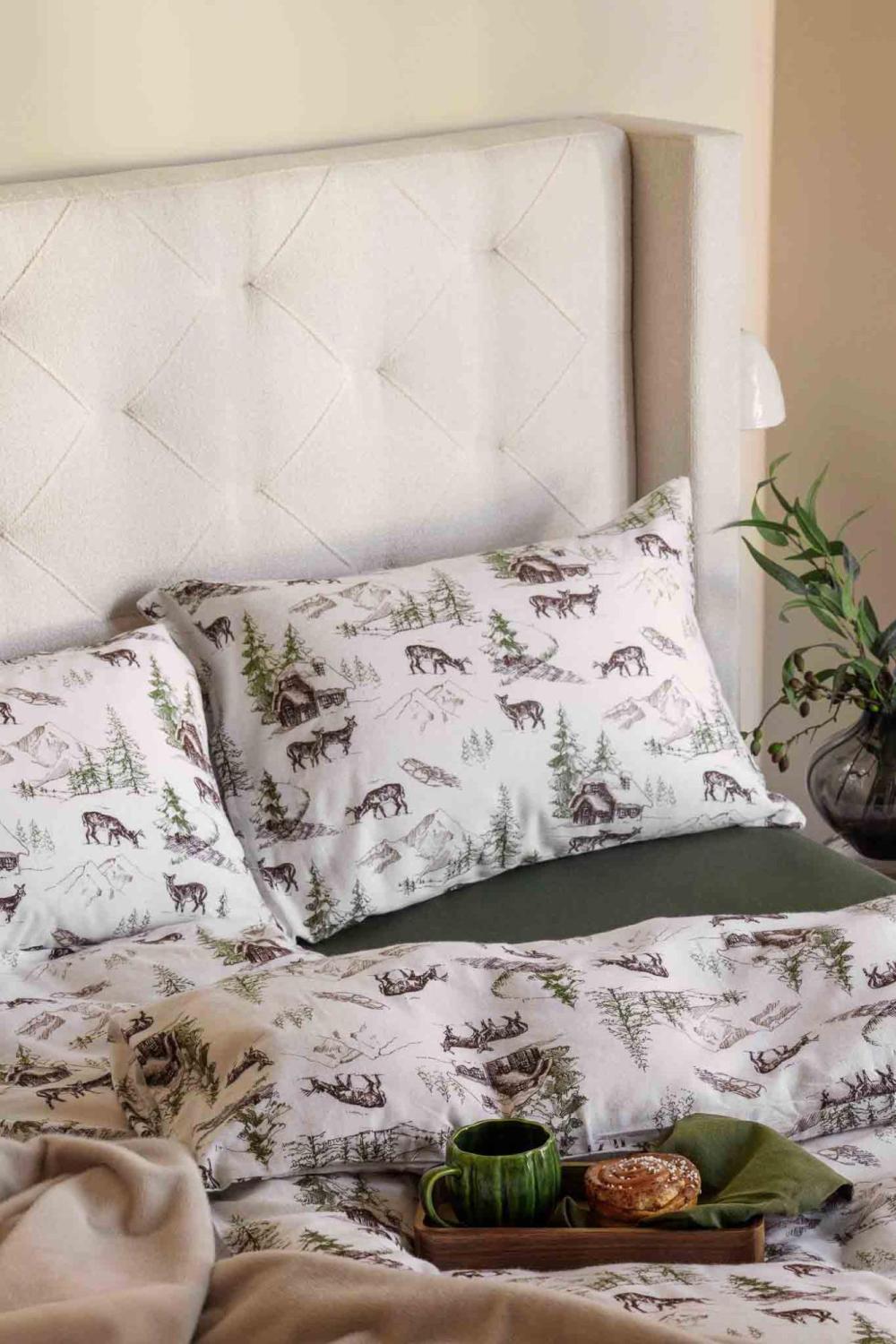 Sengesett Flanell Winter Wonderland 140*200 cm | Kremmerhuset