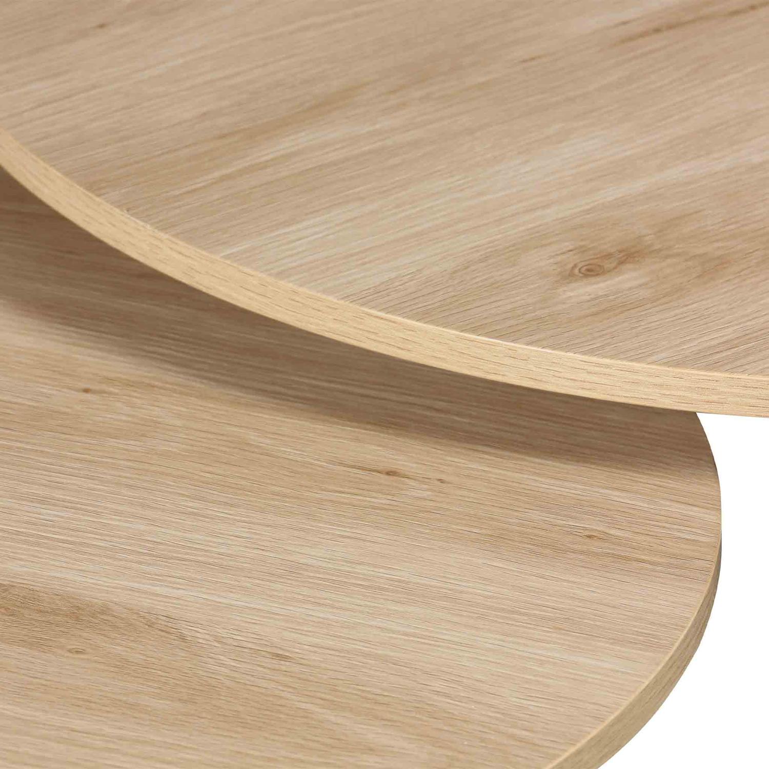 Sofabord Naima lys eik rund Ø70cm | Kremmerhuset