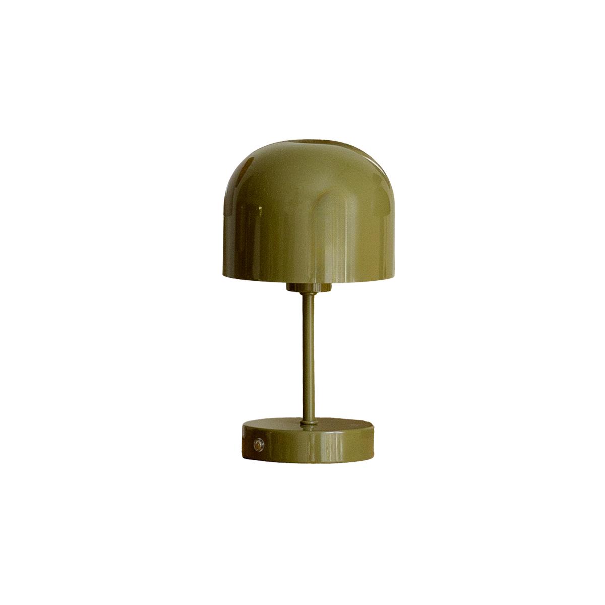 Bordlampe Napoli oppladbar 24 cm oliven | Kremmerhuset