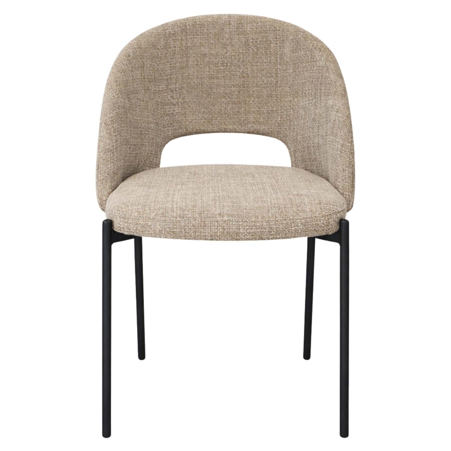 Stol Leo mørk beige 1 stk | Kremmerhuset
